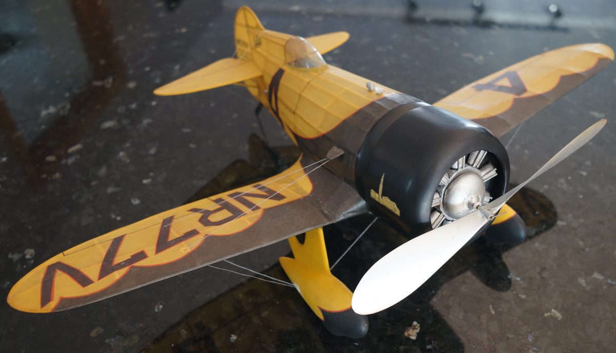 1931 Gee Bee Model Z - 21in wingspan (2 Sheets) - The Gee Bee.com