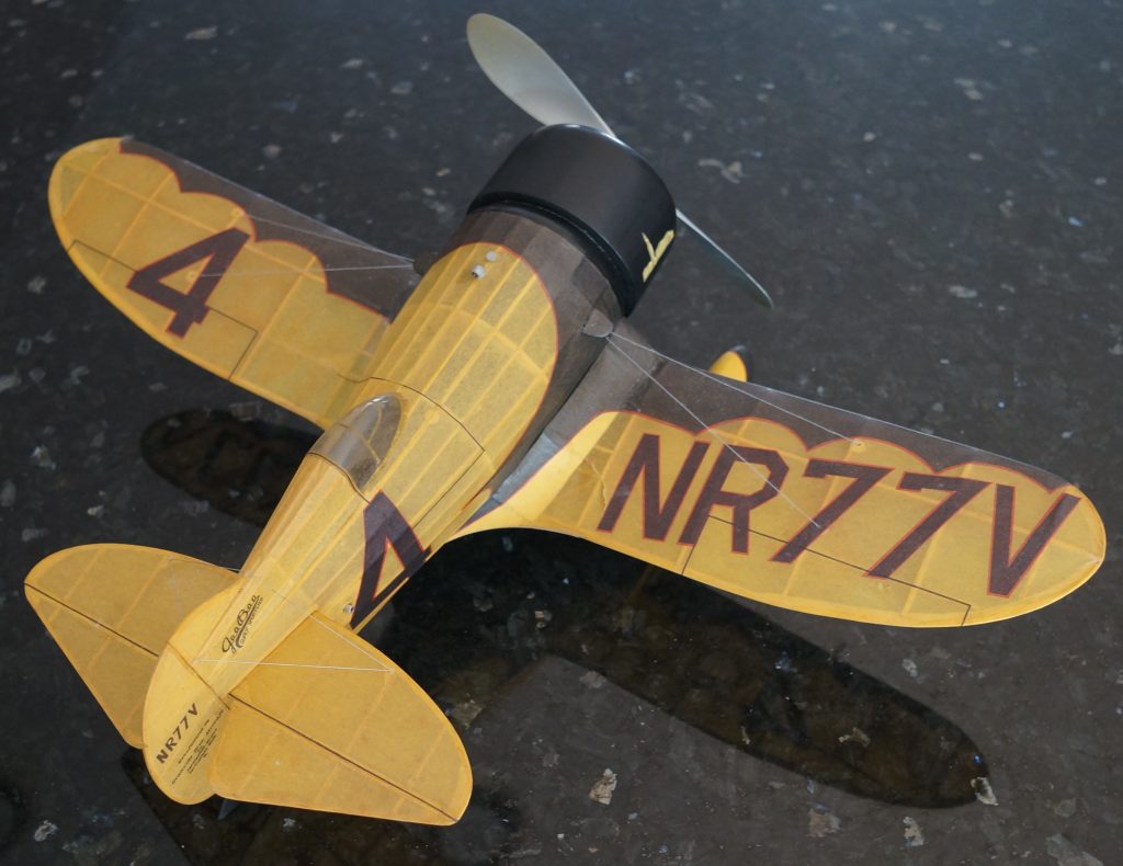 1931 Gee Bee Model Z - 21in wingspan (2 Sheets) - The Gee Bee.com