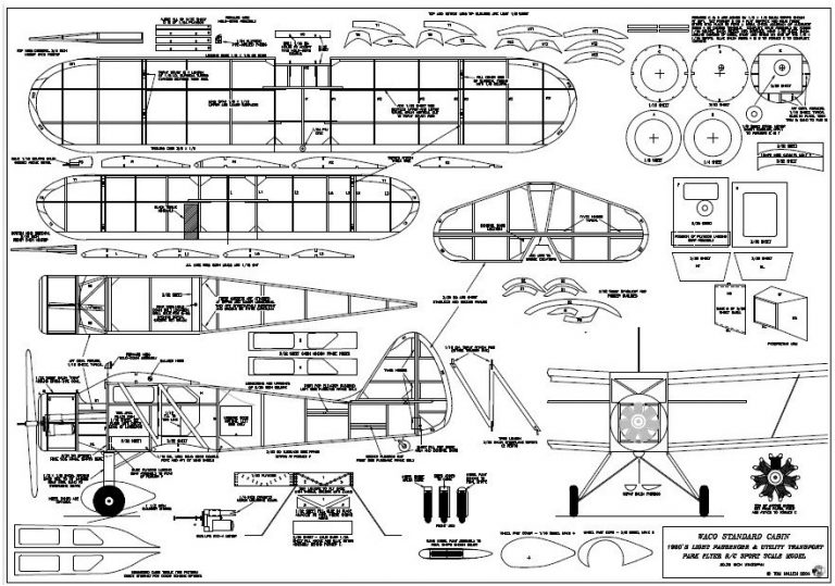 Waco Standard Cabin - 30.25in wingspan - The Gee Bee.com