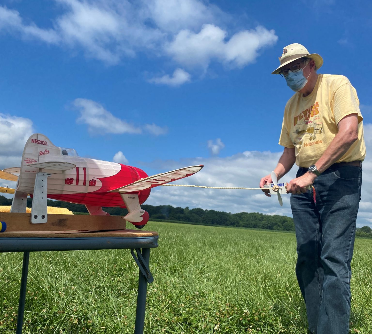 Doug's Gee Bee R-1 Free Flight Model - The Gee Bee.com