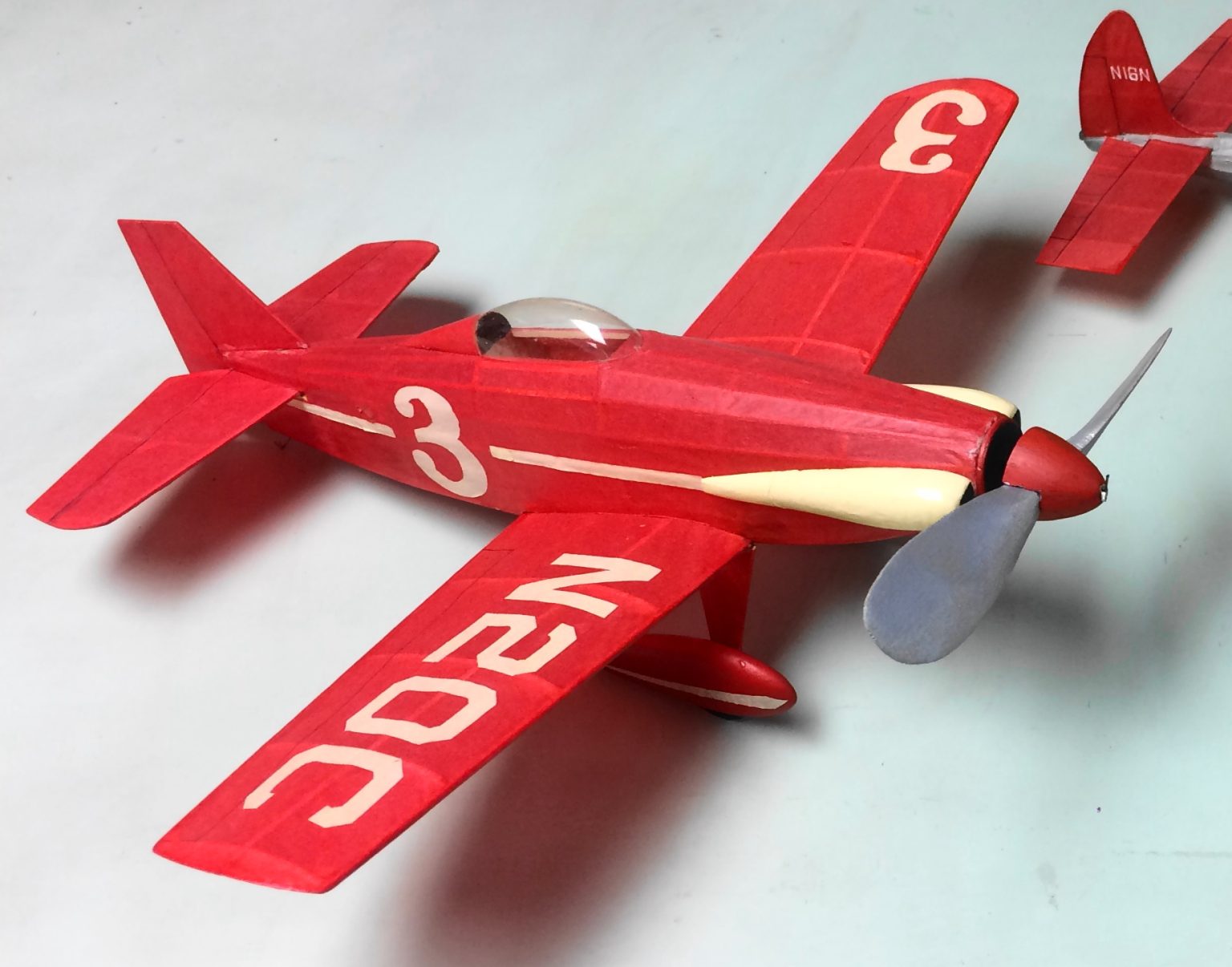 Cosmic Wind Goodyear Racer - 13 in wingspan - The Gee Bee.com